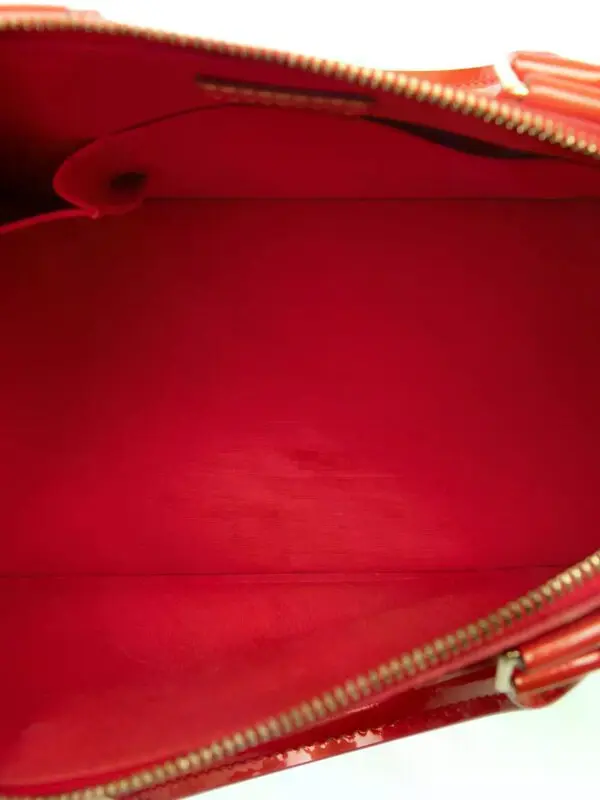 LOUIS VUITTON Monogram Vernis Alma Pm Satchel