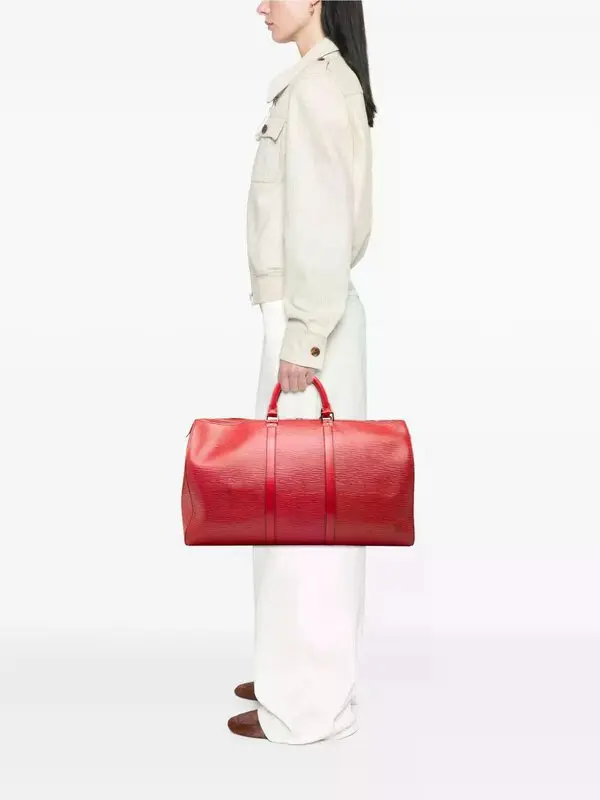 LOUIS VUITTON Epi Keepall 50 Travel Bag