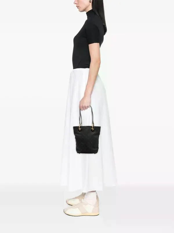 Gucci Gg Canvas Eclipse Tote Bag - Black