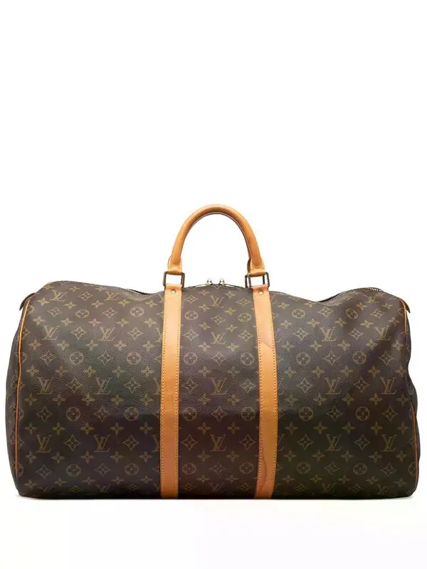 LOUIS VUITTON Monogram Keepall 55 Travel Bag