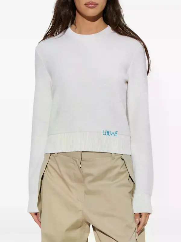 Loewe Embroidered Logo Sweater