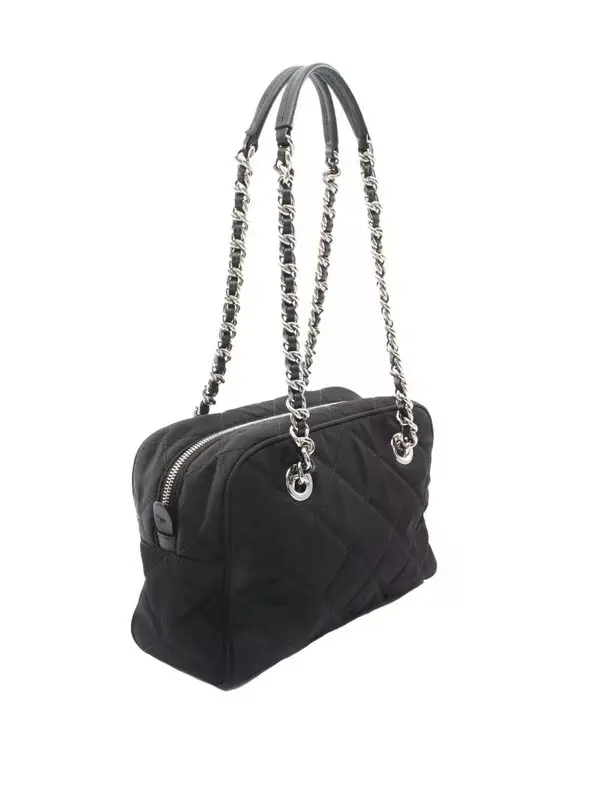 Prada Tessuto Chain Shoulder Bag