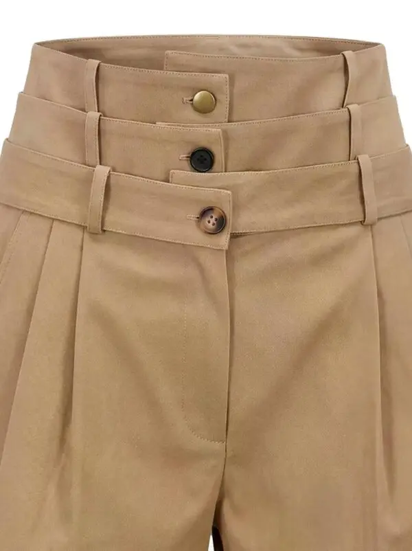 Monse Triple-waistband Pleated Shorts