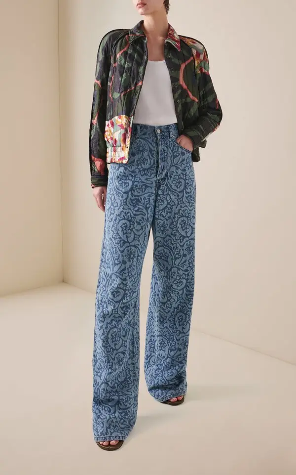 Dries Van Noten Valoria Twill Bomber Jacket