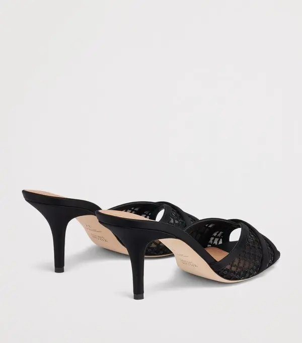 MALONE SOULIERS Sequin Mesh Perla Heeled Sandals