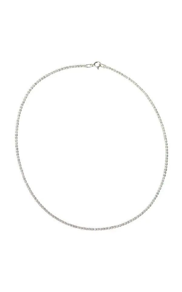 SHANNON BOND Cristallo Tennis Necklace