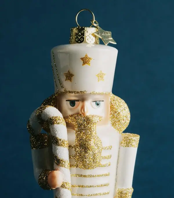 Harrods Glass Nutcracker Tree Decoration