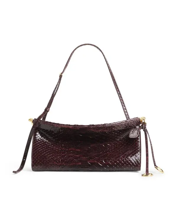 Alaïa Le Click East West Shoulder Bag - Brown