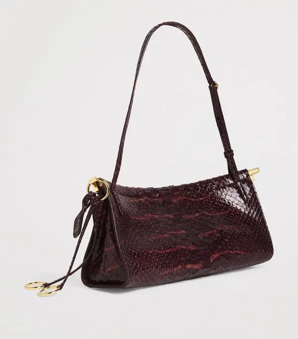 Alaïa Le Click East West Shoulder Bag - Brown