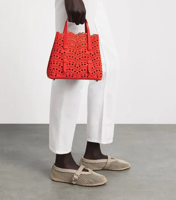 Alaïa Le Mina Tote Bag - Red