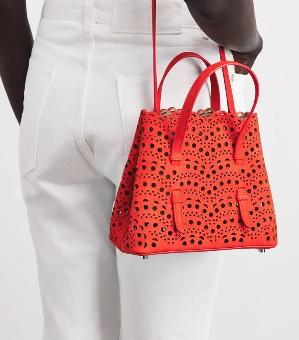 Alaïa Le Mina Tote Bag - Red