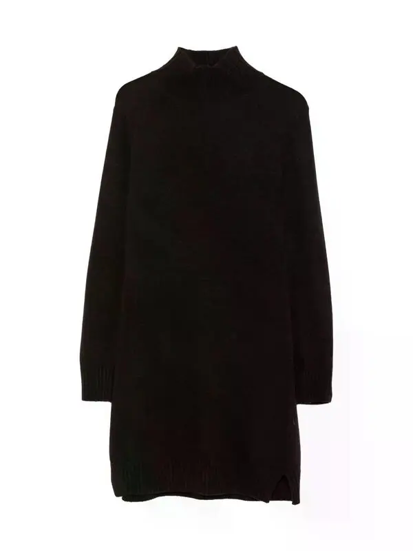 SERGIO MORETTI FIRENZE High-neck Knitted Mini Dress