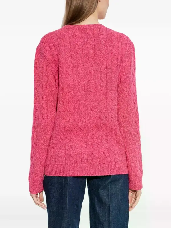 Valentino Garavani Cable Knit Wool Sweater