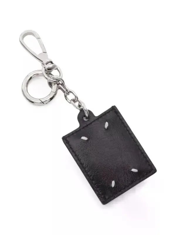 MAISON MARGIELA Four-stitch Logo Key Ring