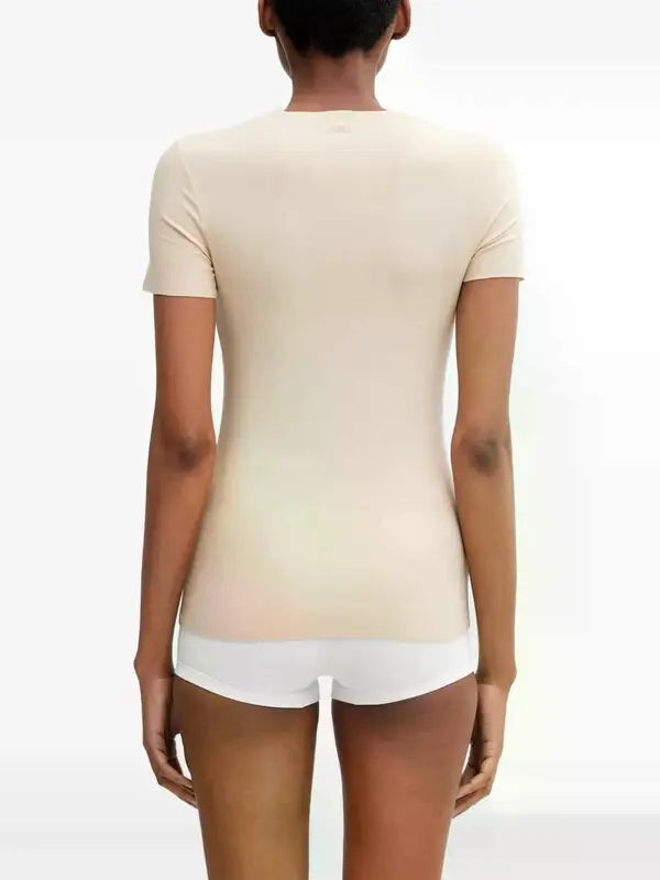 MAISON MARGIELA Logo Print T-shirt - Neutrals