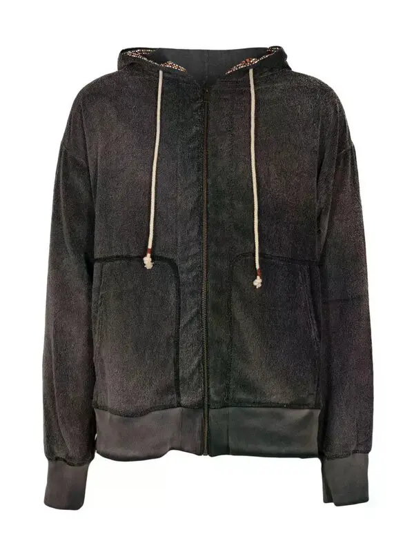 MONOSTEREO Zip-up Hoodie - Black