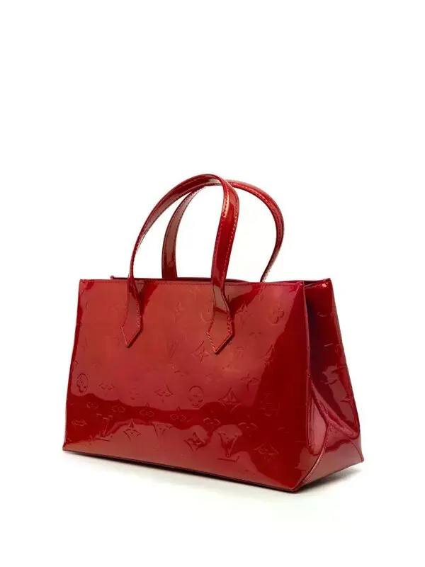 LOUIS VUITTON Monogram Vernis Wilshire Pm Handbag