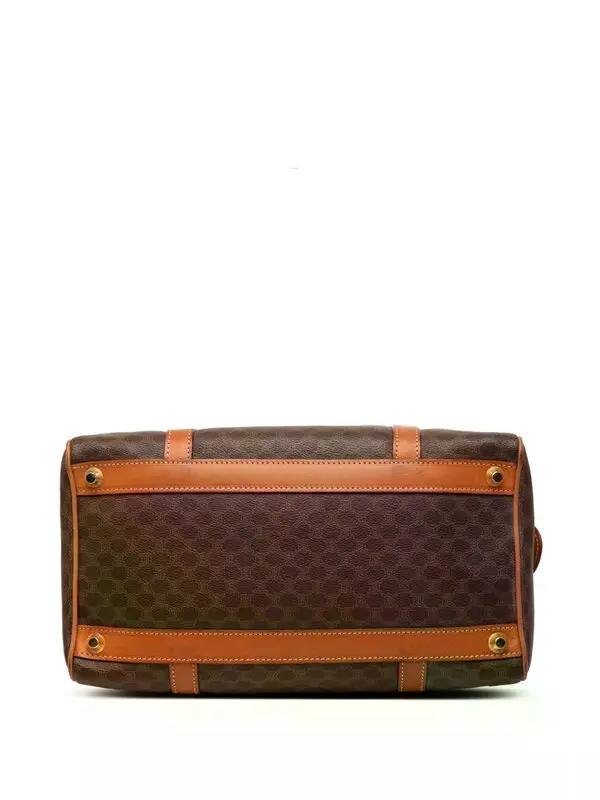 Celine Macadam Coated Canvas Boston Bag