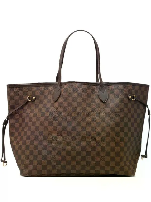 LOUIS VUITTON Damier Ebene Neverfull Gm Tote Bag