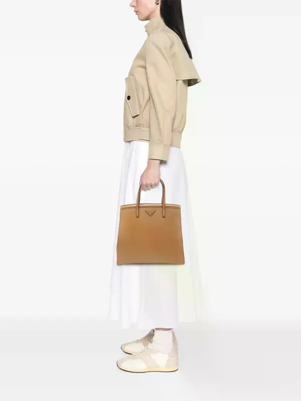 Prada Saffiano Vernice Parabole Satchel