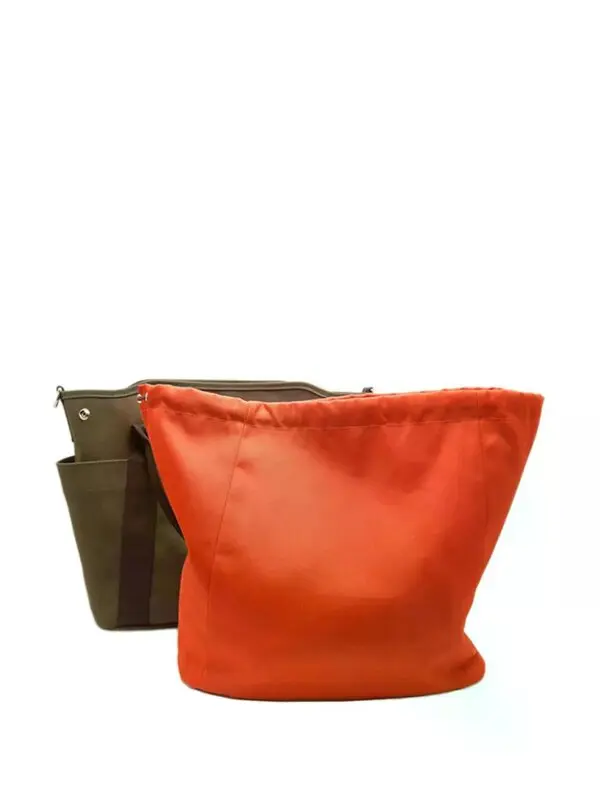 Hermès Toile Sac De Pansage Grooming Bag Satchel