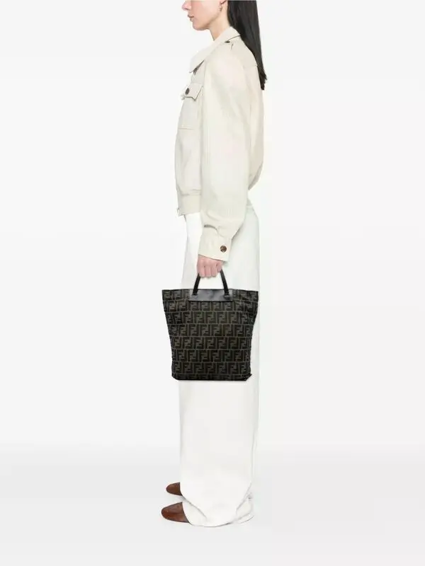 Fendi Zucca Canvas Tote Bag