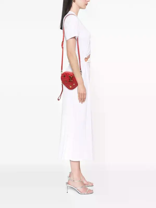 LOUIS VUITTON New Wave Love Lock Crossbody Bag - Red