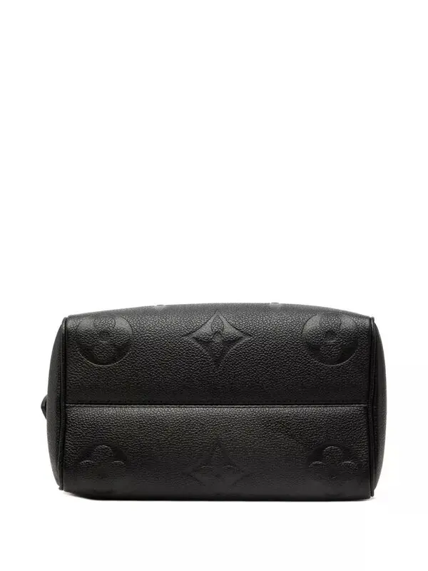 LOUIS VUITTON Monogram Giant Empreinte Speedy Bandouliere 20 Satchel - Black