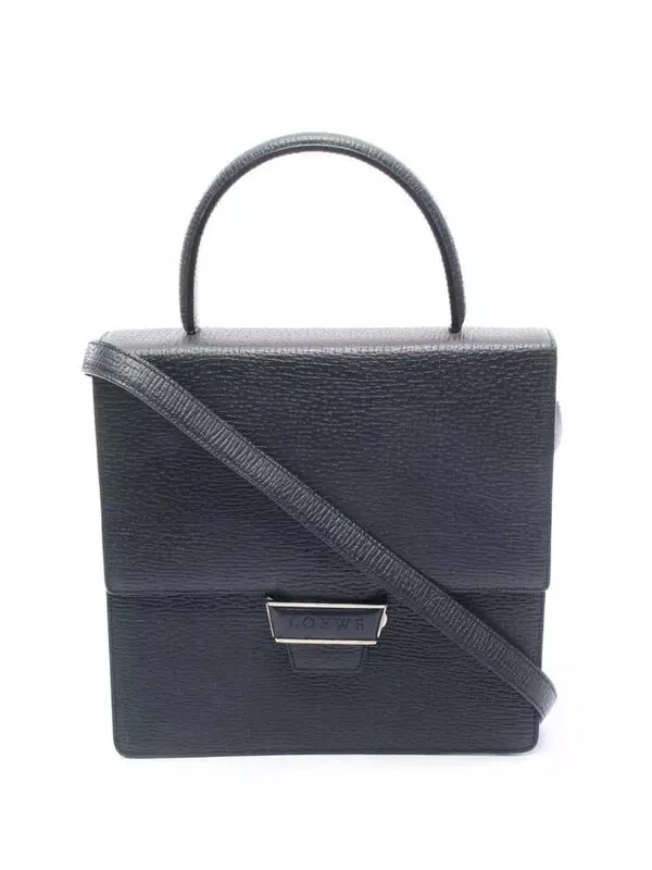 Loewe Textured Leather Top Handle Satchel