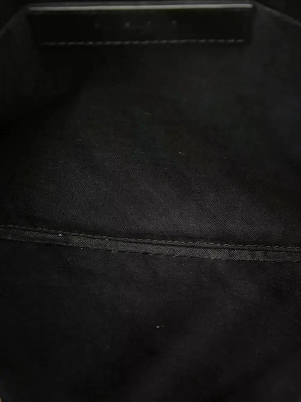 Balenciaga Canvas Navy Clip M Clutch Bag