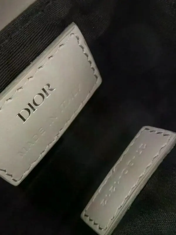 Dior 2022 Cd Diamond Saddle Card Holder