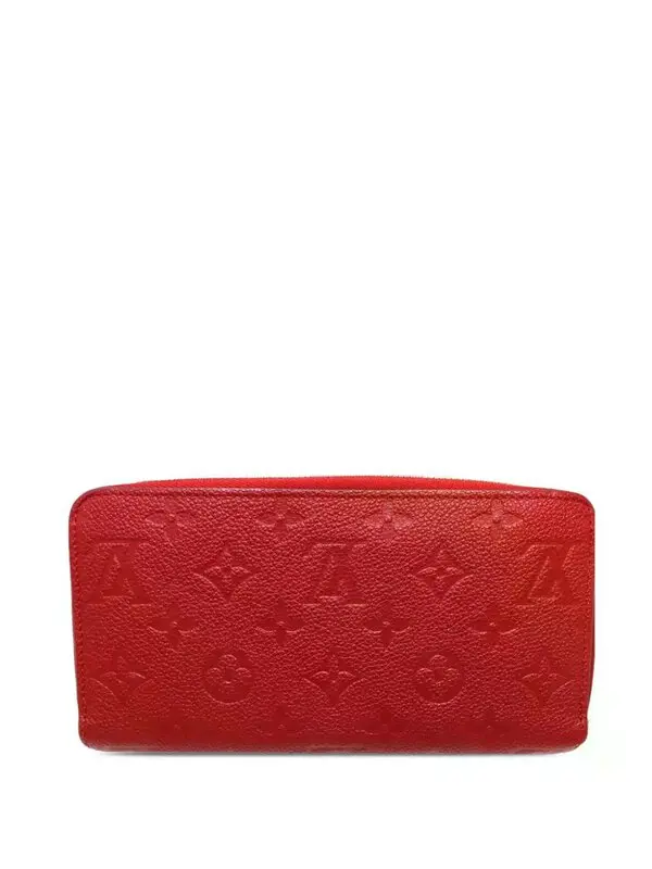 LOUIS VUITTON 2015 Monogram Empreinte Zippy Wallet Long Wallets