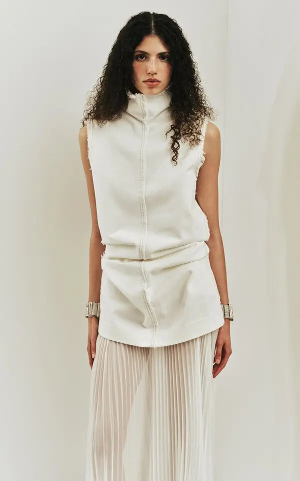 Aje Tabira Pleated Maxi Skirt