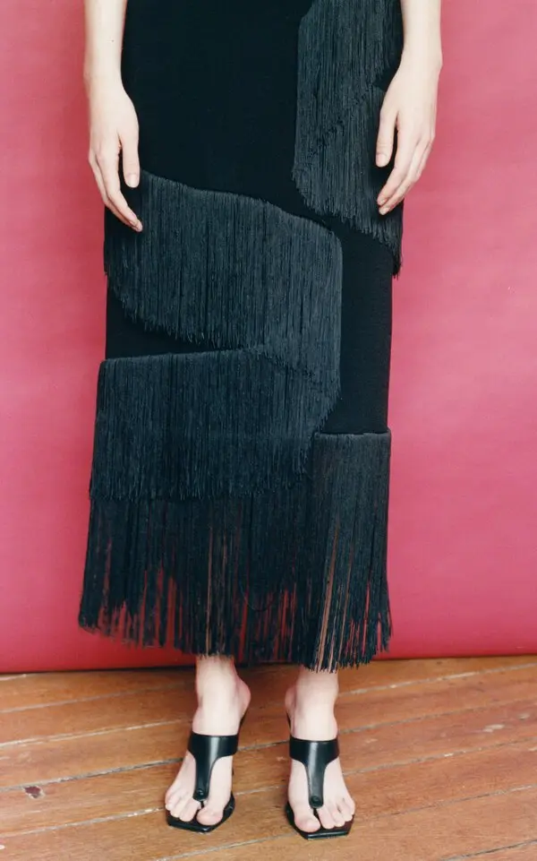 Aje Align Knit Maxi Dress