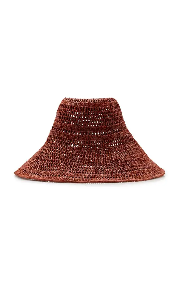 Chloé Woven Raffia Bucket Hat