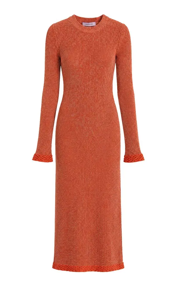 MARGHERITA MACCAPANI Sara Cotton-blend Midi Dress