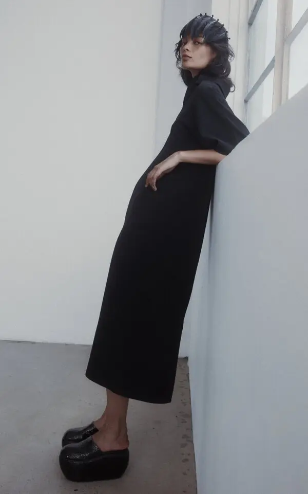 HARRIS TAPPER Exclusive Long Polo Midi Dress