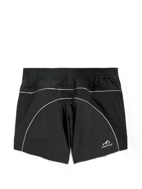 Balenciaga Logo Print Shorts