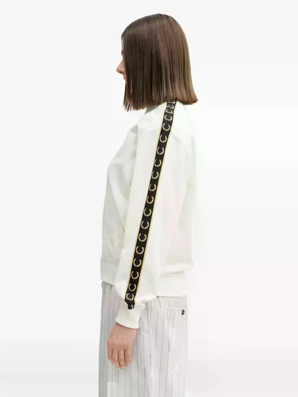Fred Perry Logo Embroidered Zip-up Track Jacket
