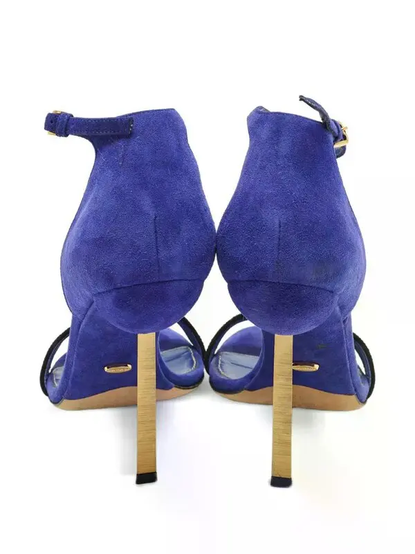 SERGIO ROSSI Embellished Ankle-strap Stiletto Sandals