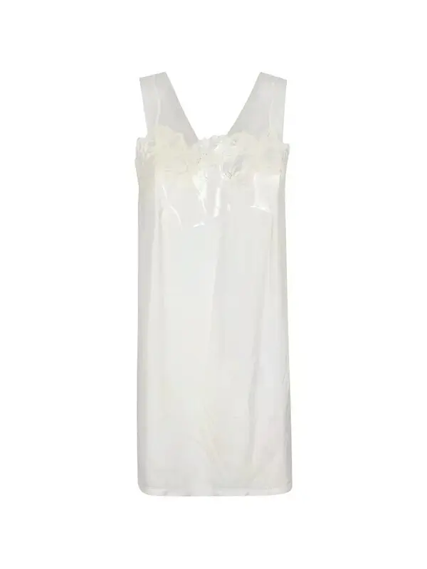 MAISON MARGIELA Spaghetti-strap Mini Dress - White