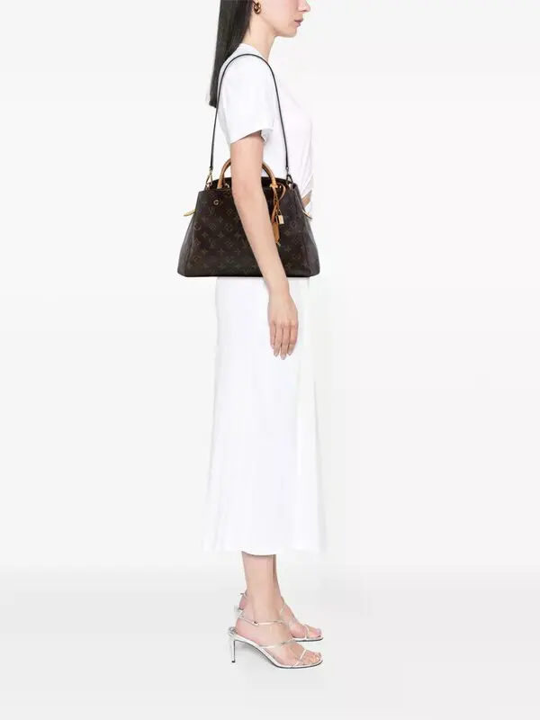 LOUIS VUITTON Monogram Montaigne Mm Satchel