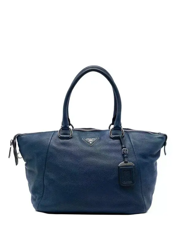 Prada Vitello Daino Double Handle Satchel