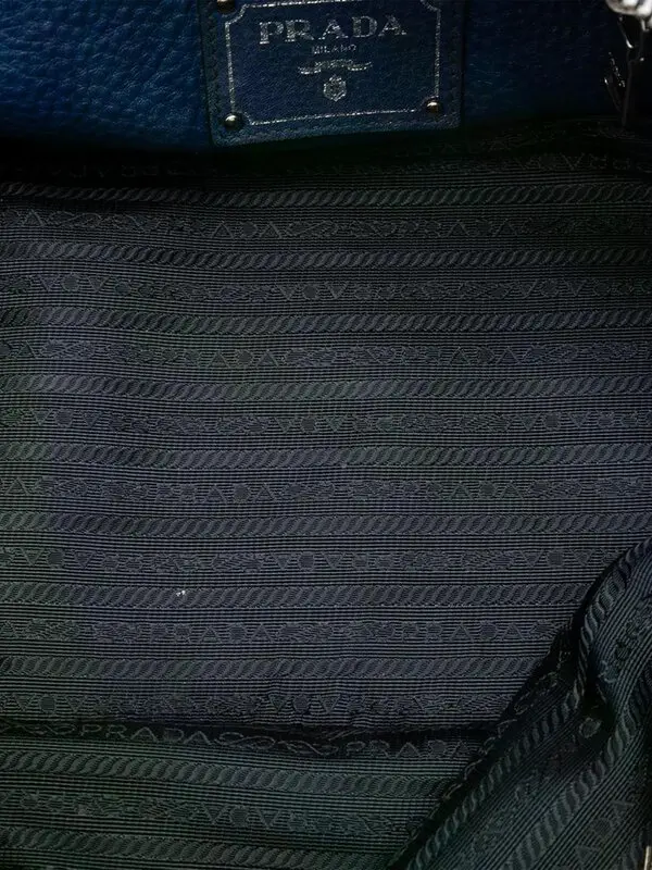 Prada Vitello Daino Double Handle Satchel