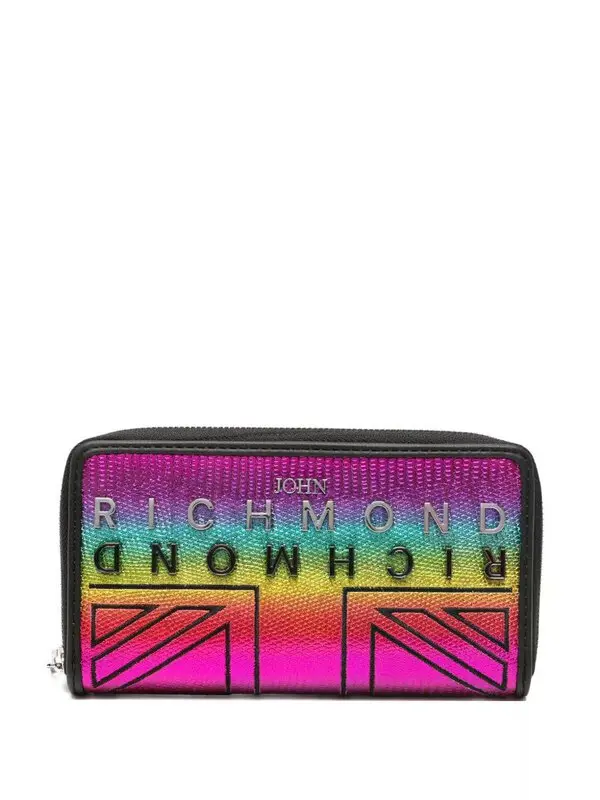 John Richmond Logo-plaque Wallet - Pink