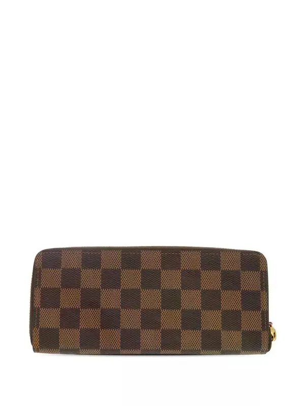 LOUIS VUITTON 2011 Damier Ebene Zippy Wallet Long Wallets