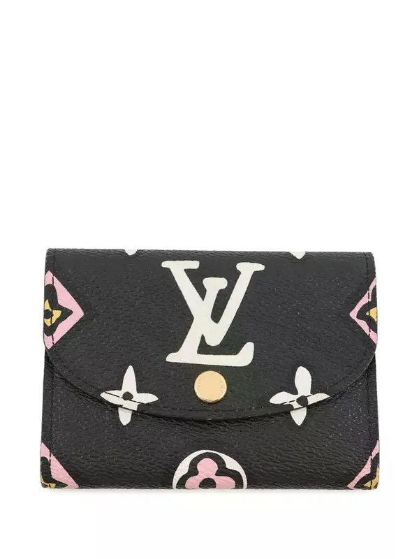 LOUIS VUITTON 2021-2026 Monogram Giant Wild At Heart Rosalie Purse Coin Pouch - Black