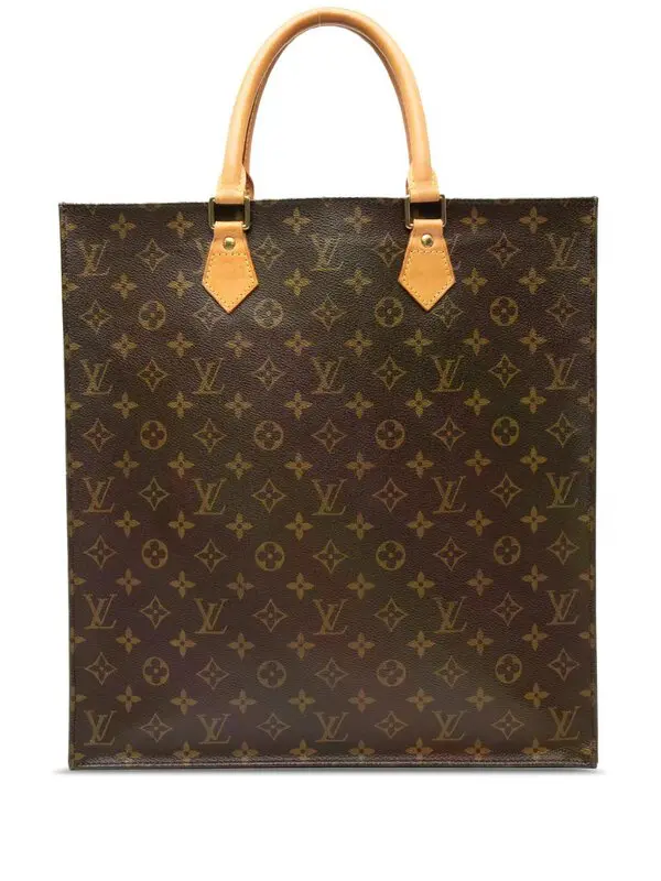 LOUIS VUITTON Monogram Sac Plat Tote Bag