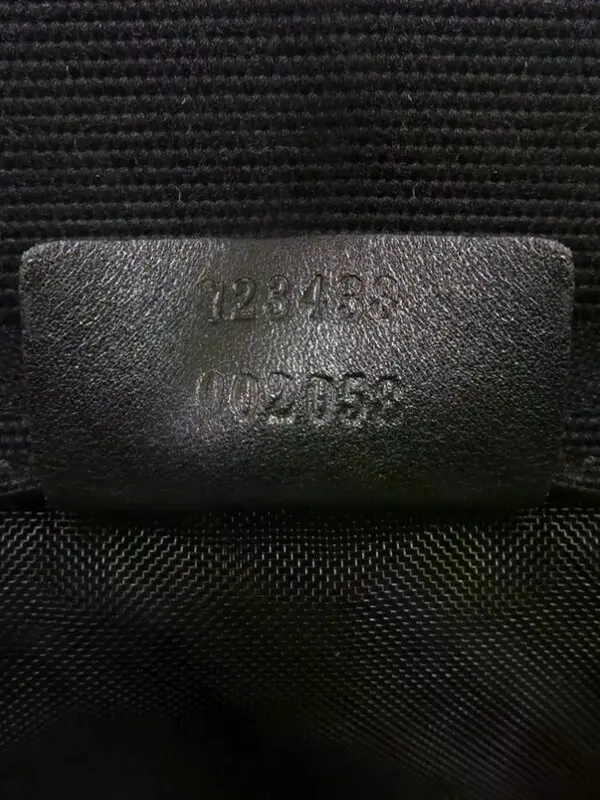 Gucci Monogram Canvas Sling Bag - Black