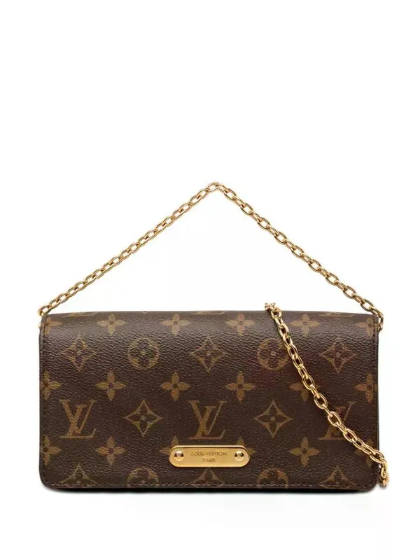LOUIS VUITTON Monogram Lily Wallet On Chain Satchel